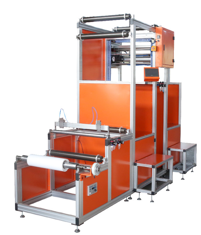 50-300 mm Pleating Depth Separated HEPA Filter Fiber Glass Pleating Machine