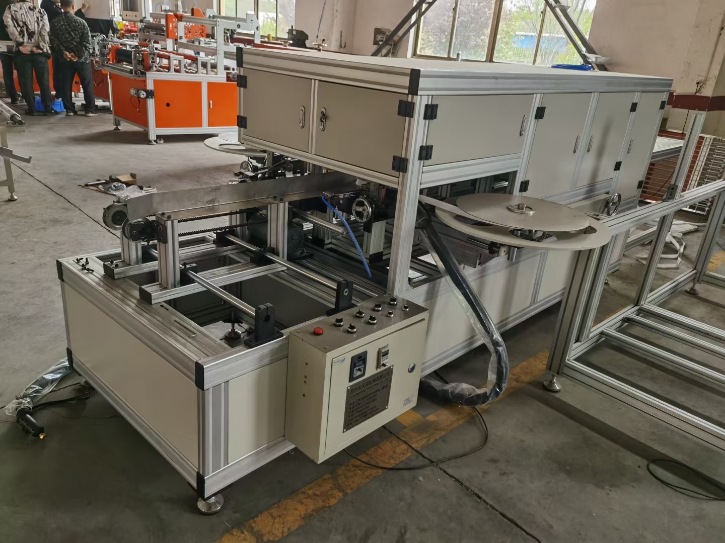 16-100mm Hepa Mini Rotary Pleating and Gluing Machine
