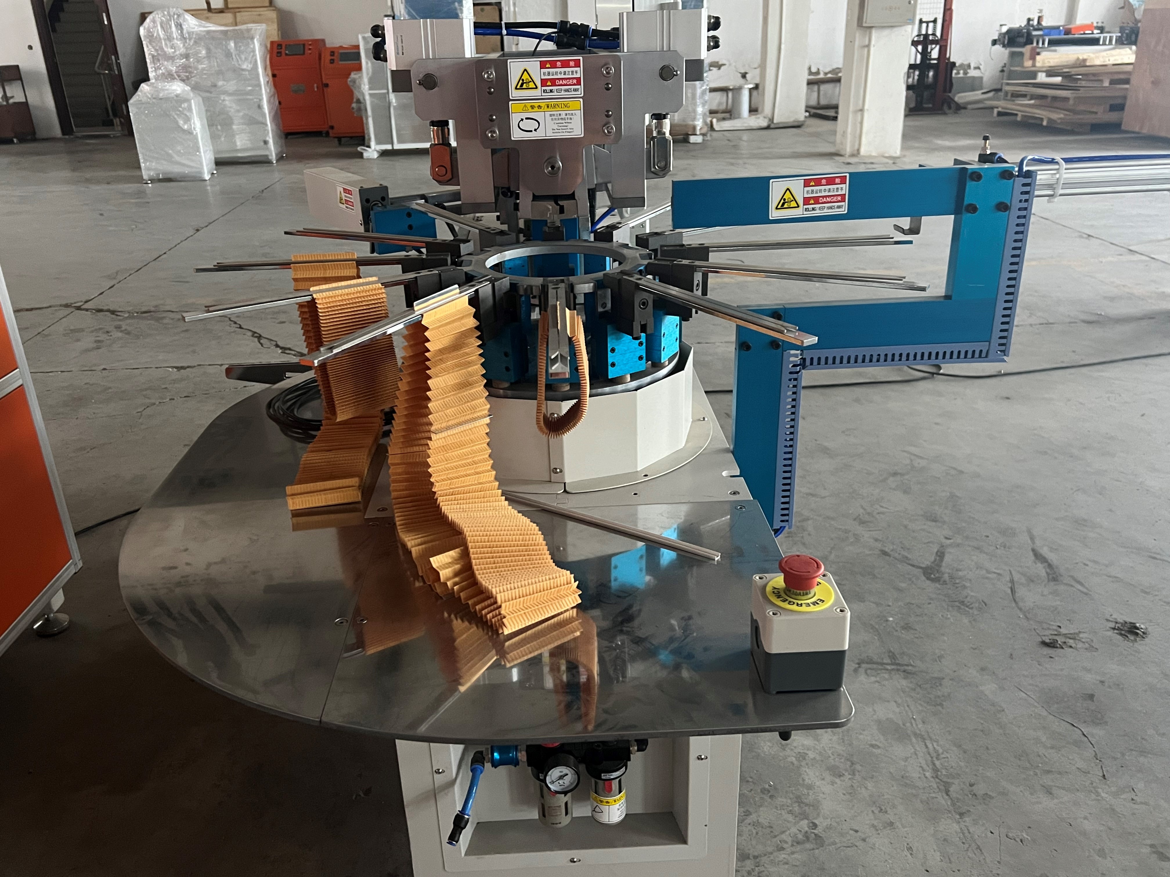 Full Auto Spin On Oil Filter Making Machine 200W Steel Clipping Machine ...